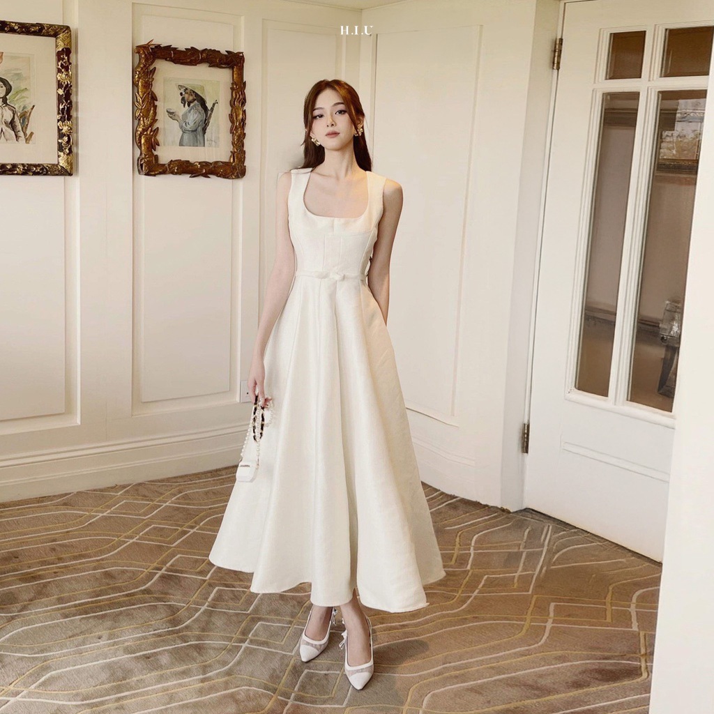 Hani Dress | Váy nữ midi basic dáng dài dự tiệc H.I.U Fashion | thiết ...