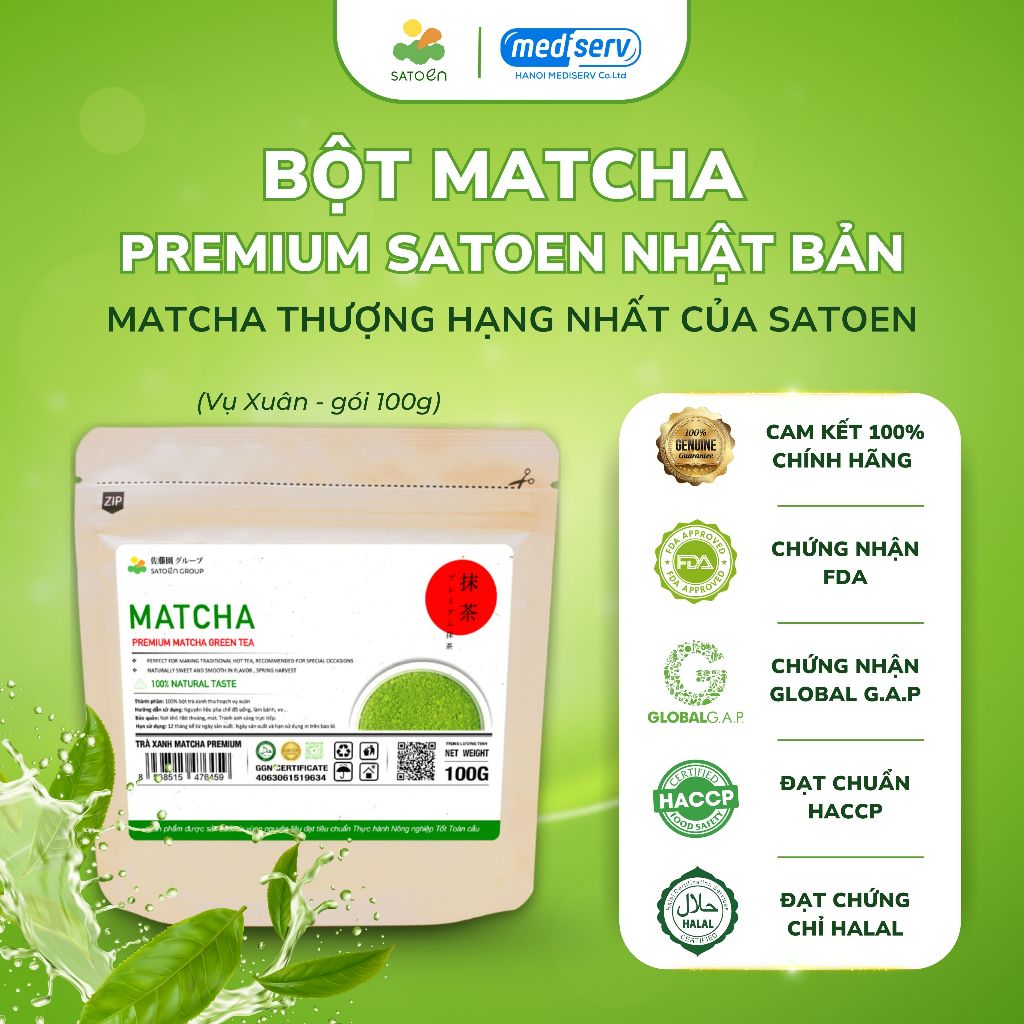 Matcha Satoen Premium – Matcha thượng hạng nhất của Satoen Nhật Bản ...
