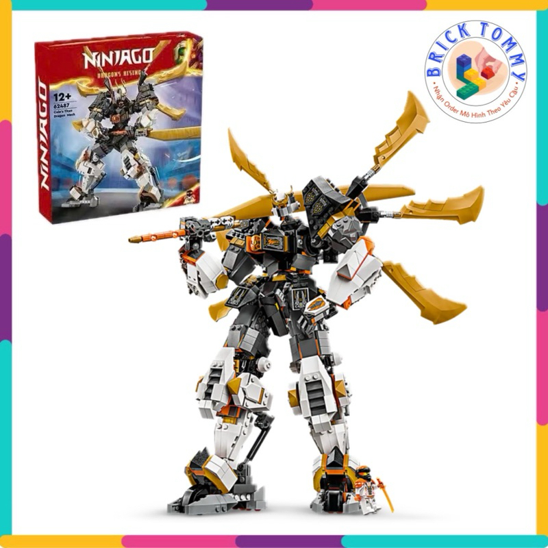 Mô Hình Lắp Ráp NINJAGO 62487 Cole’s Titan Dragon Mech Dragon Rising 2 ...