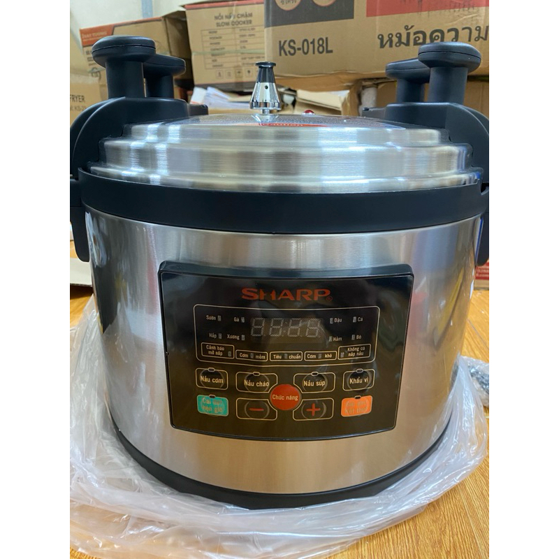 Nồi Áp Suất Điện Công Nghiệp SHARP 018 Dung Tích 18 Lít Và 015 15L ...