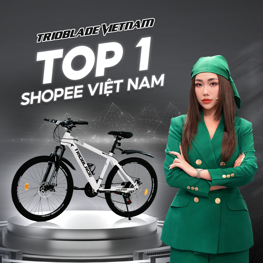 Xe đạp thể thao địa hình Trioblade Việt Nam bản nâng cấp siêu nhẹ hộp ...