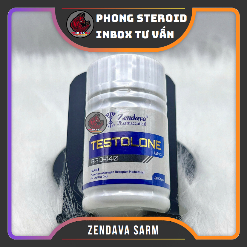 ⚡️TĂNG CƠ⚡️ TESTOLONE 15mg (RAD140) - CHÍNH HÃNG ZENDAVA 60 Viên ...