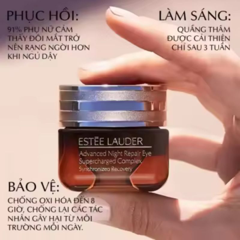 Kem dưỡng mắt EsteeLauder 15ml full box.Giảm quầng thâm,nếp nhăn,ngăn ngừa lão hóa | Shopee Việt Nam