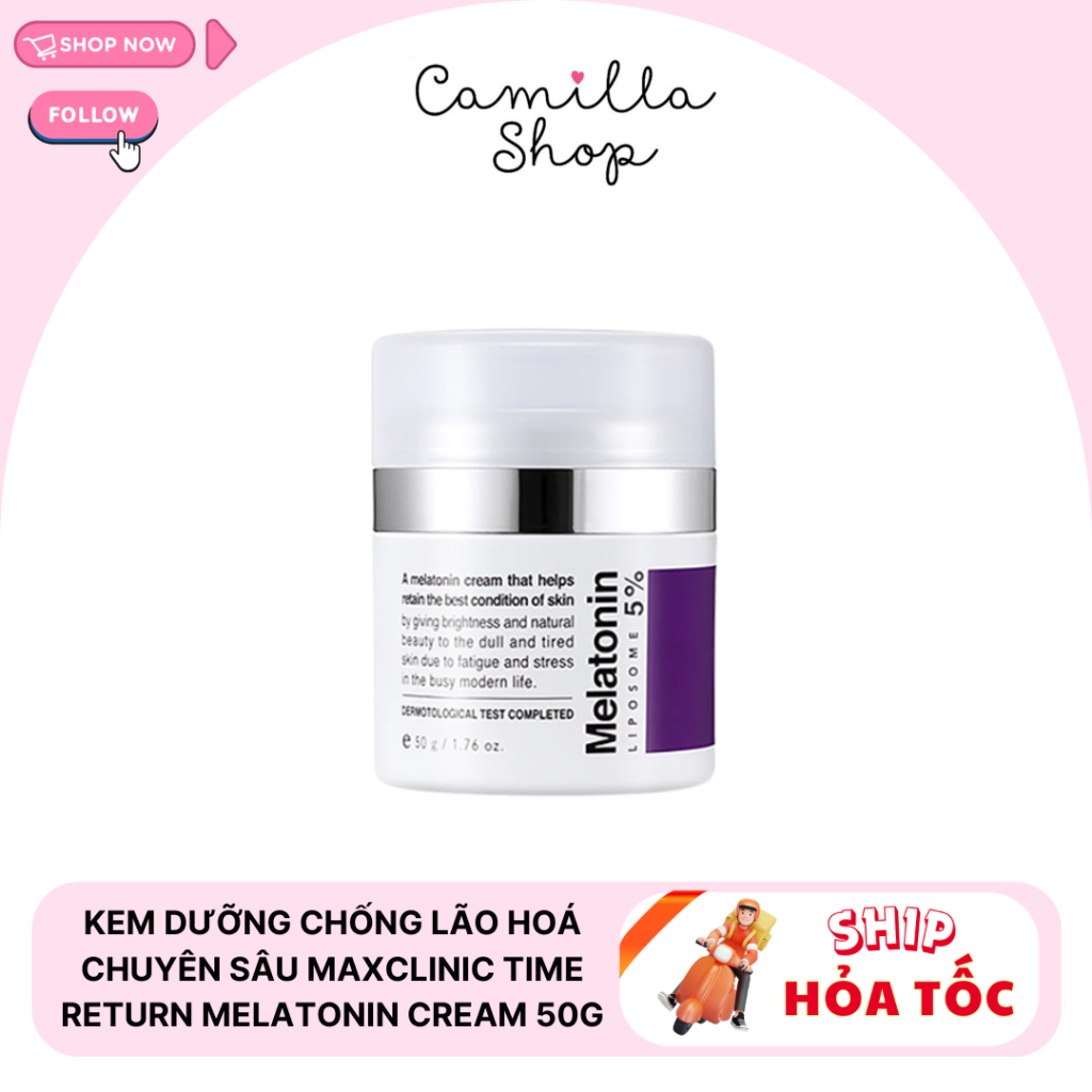 [Hàng Công Ty] Kem Dưỡng Melatonin Chống Lão Hoá Chuyên Sâu Maxclinic ...