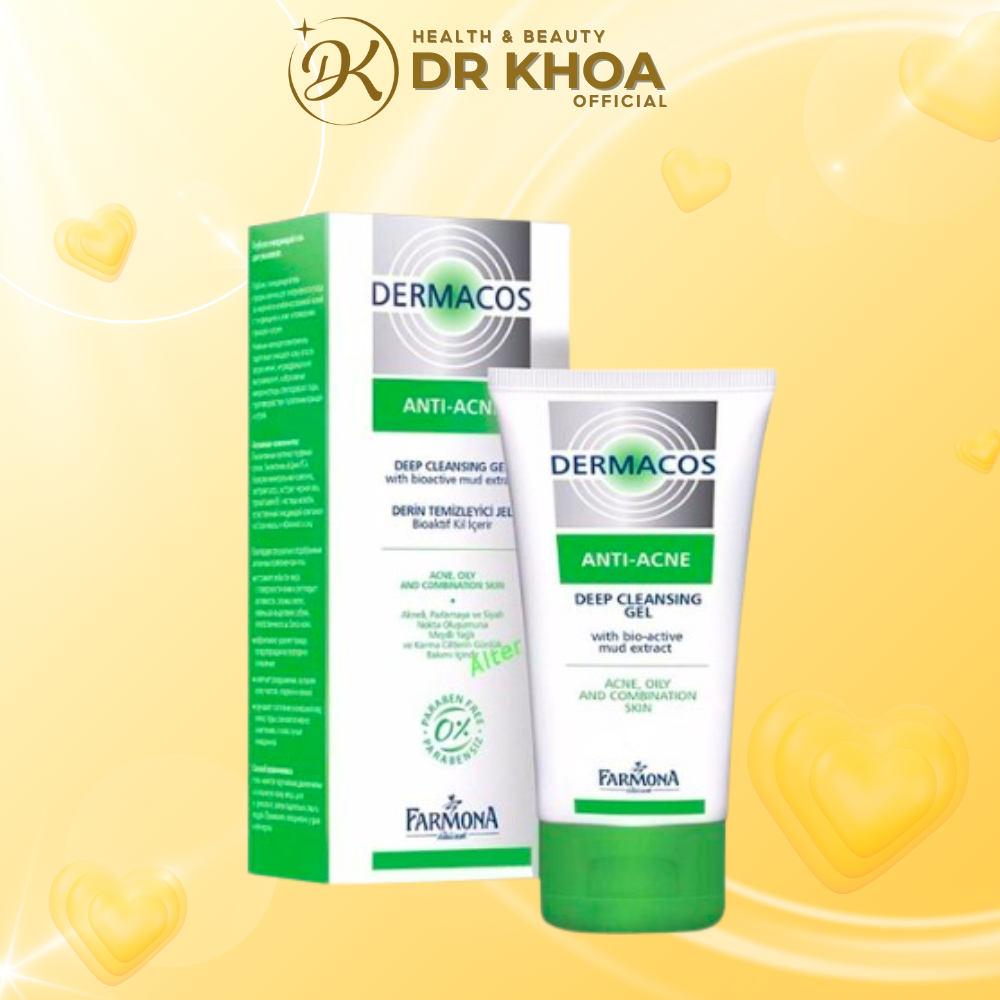 Sữa Rửa Mặt Farmona Dermacos Anti-Acne Deep Cleansing Gel Phù Hợp Da ...