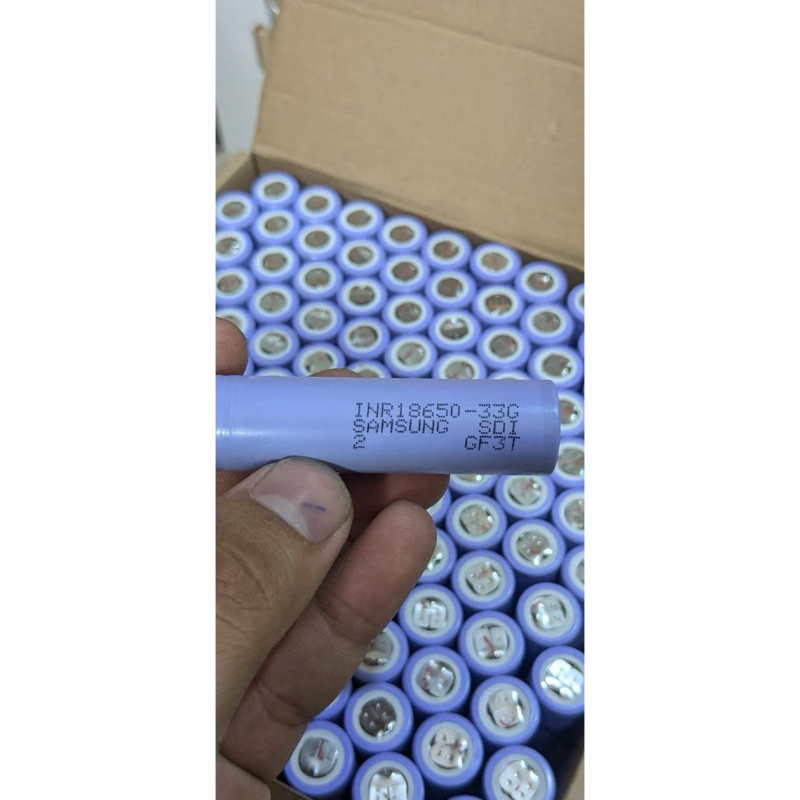 Cell pin 18650 samsung 33G dung lượng thực 2700mA nội trở 28 | Shopee ...