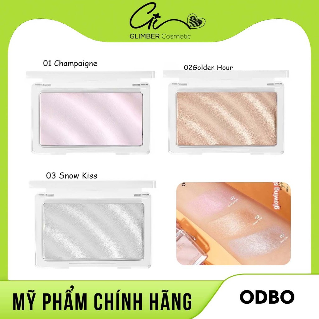 Phấn Bắt Sáng Odbo Glowing Skin Highlighter 4.5g OD1304 ODBO Glowing Skin Highlighter 4.5g ...