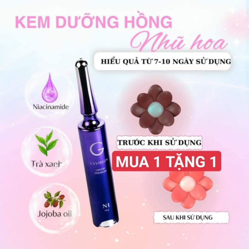 GCELL XXVIRGIN KEM HỒNG NHŨ HOA VÀ BIKINI 5g, 10g, 20g (N1-CHÍNH HÃNG ...
