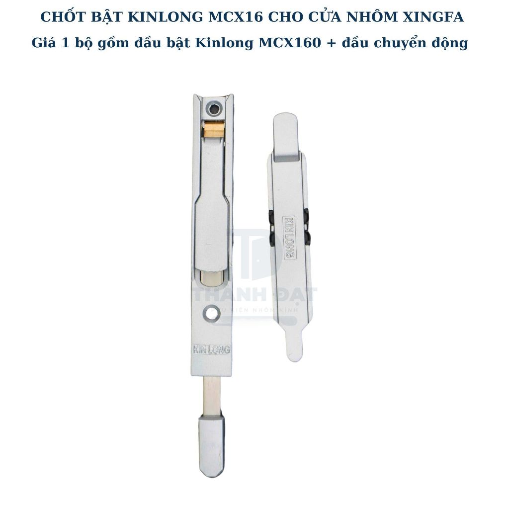 [1 Bộ ] Chốt bật Kinlong MCX16 (Bộ đầu bật Kinlong MCX160 + đầu chuyển ...