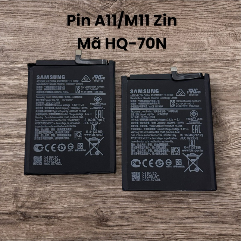 Pin Samsung Galaxy A11/M11 Zin New Mã HQ-70N BH 12 Tháng | Shopee Việt Nam