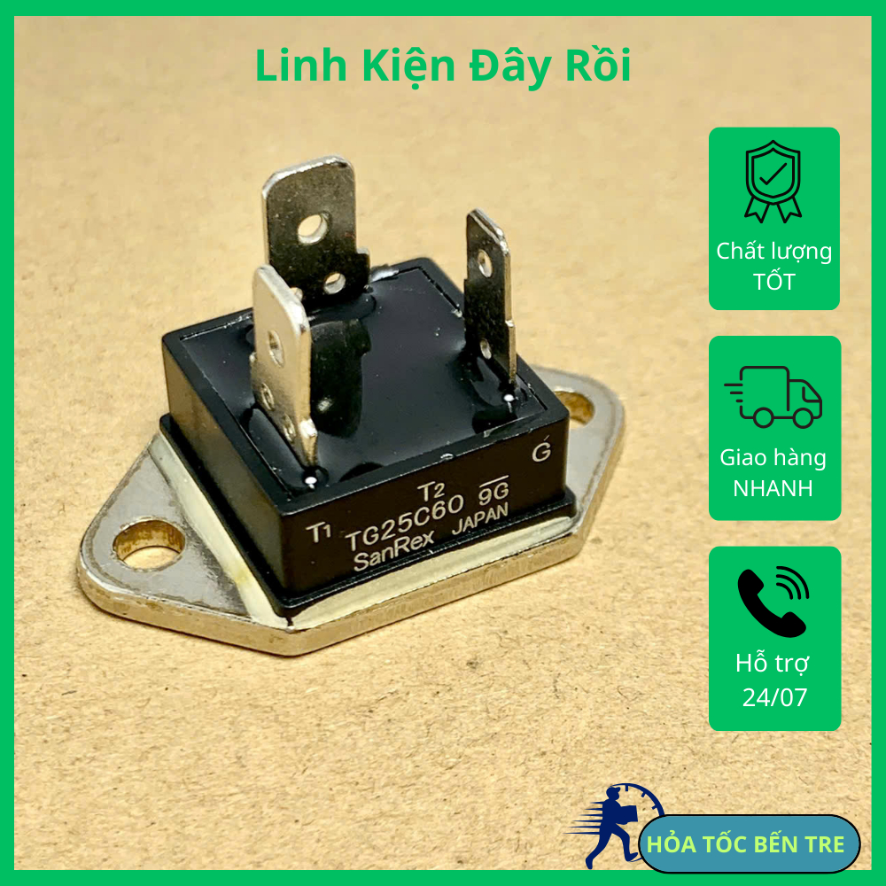 TG25C60 TRIAC 600V 25A hãng SanRex | Shopee Việt Nam