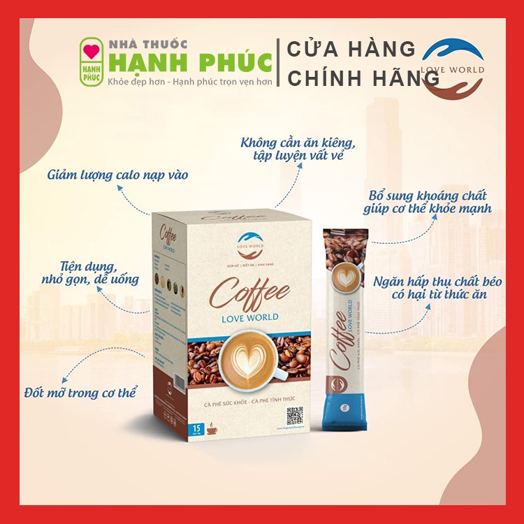 Combo 10 Hộp Coffee Love World Cà Phê Love World Cà Phê Sữa Giảm Cân ...