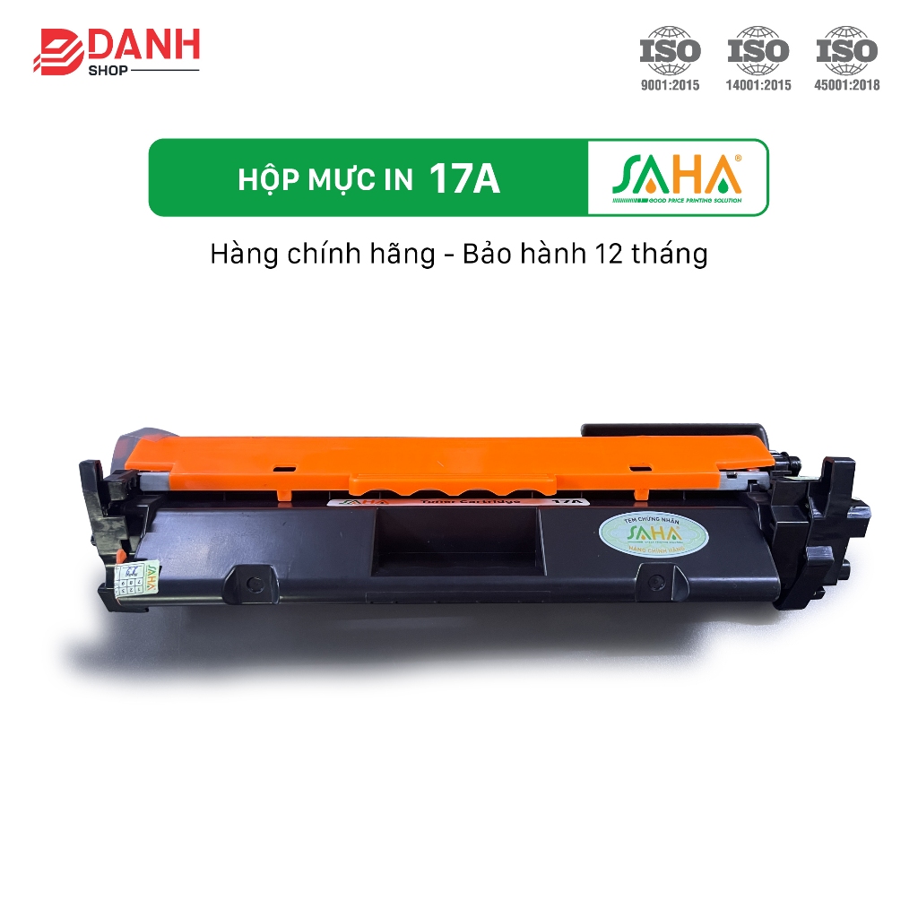 Hộp mực 17A - SAHA - Hộp mực dùng cho máy in HP: LaserJet Pro M101, M102 / MFP M130 | Shopee ...