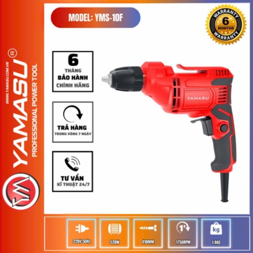 Máy Khoan Vít 10Ly Yamasu YMS 10F Khoan Thạch Cao, Bắn Tôn.. | Shopee ...