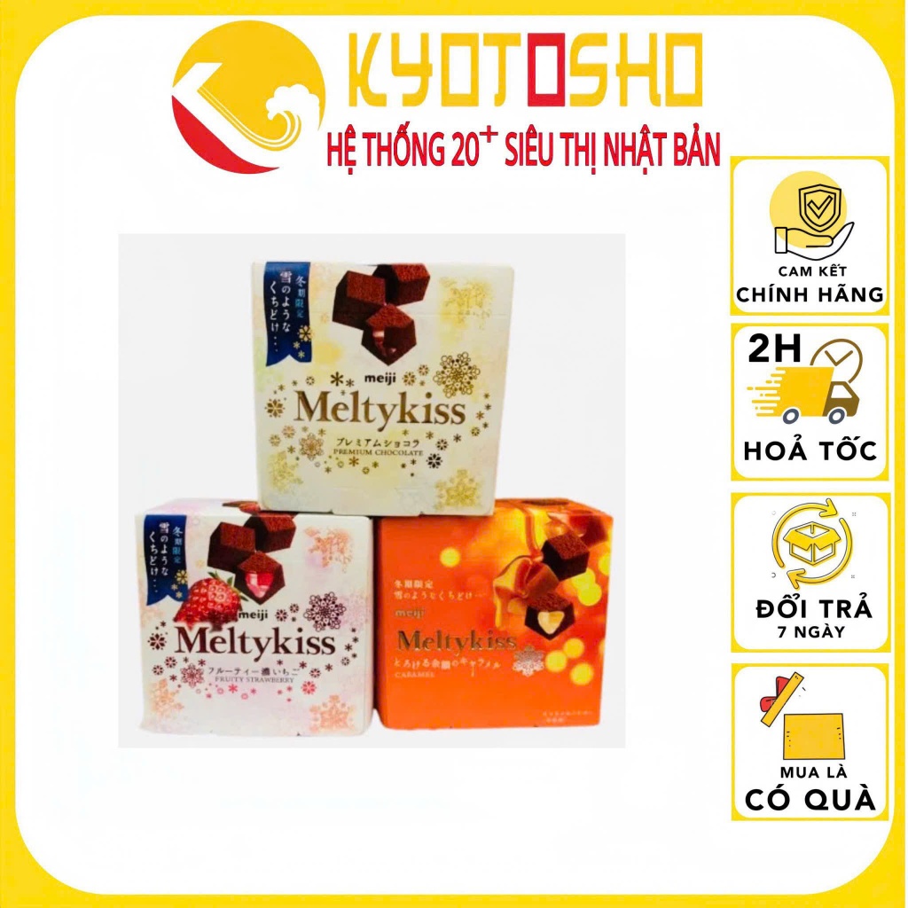Socola Tươi Meiji Meltykiss Nhật Bản 52g | Shopee Việt Nam