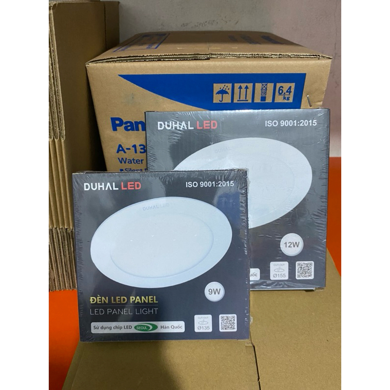 Duhal - Led Panel âm trần tròn 9w, 12w tròn trắng, vàng, trung tính ...