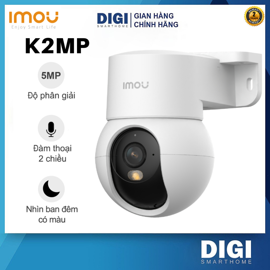 Camera Wifi IMOU Ranger Mini K2MP 3MP/5MP | Tích Hợp Chân Đế I Quay ...