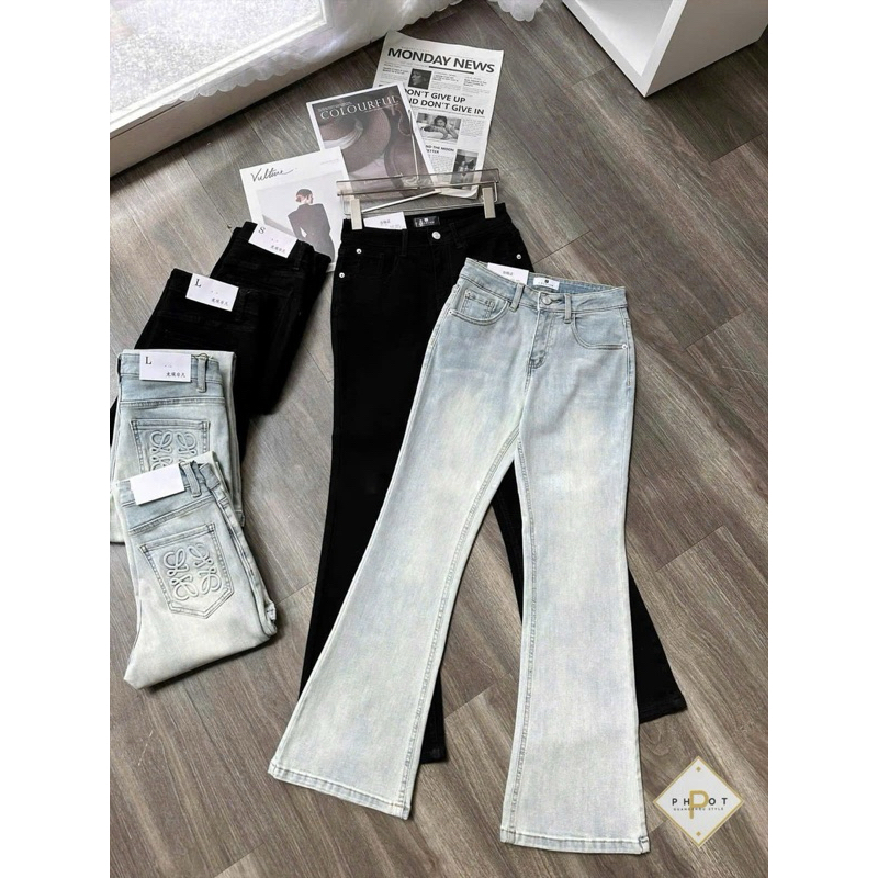 QUẦN JEANS ỐNG LOE LOWE | Shopee Việt Nam