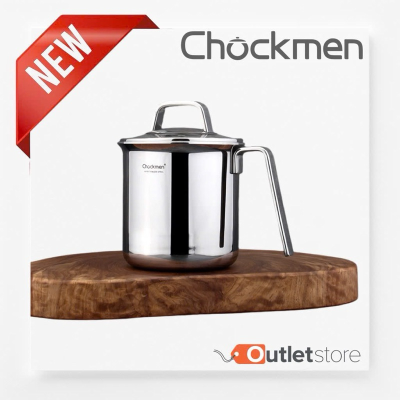 Ca Đun CHOCKMEN Inox Cao Cấp Dày Dặn Ca Đun Sữa Nấu Mỳ Đun Nước Hầm Cháo Chiên Ngập Dầu Dùng Bếp ...