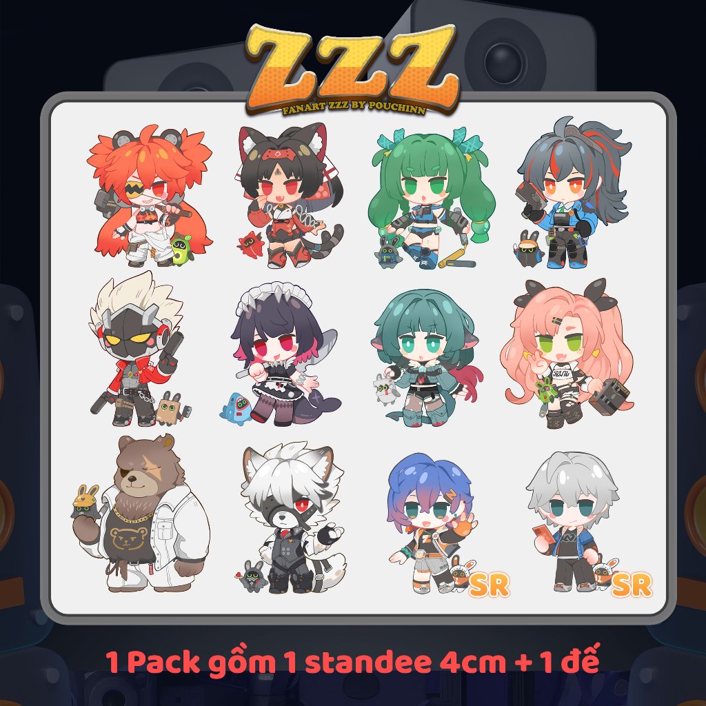 [GACHA MINI STANDEE ARTIST] Zenless Zone Zero - PouChinn | Shopee Việt Nam