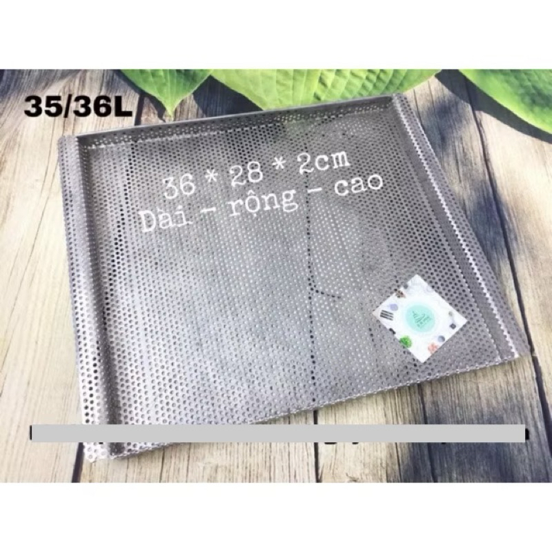 KHAY NƯỚNG LÒ 35/36L DẠNG LỖ 36*30CM NHẬN ĐẶT KHAY THEO YÊU CẦU đo kích thước khay kèm lò để ...