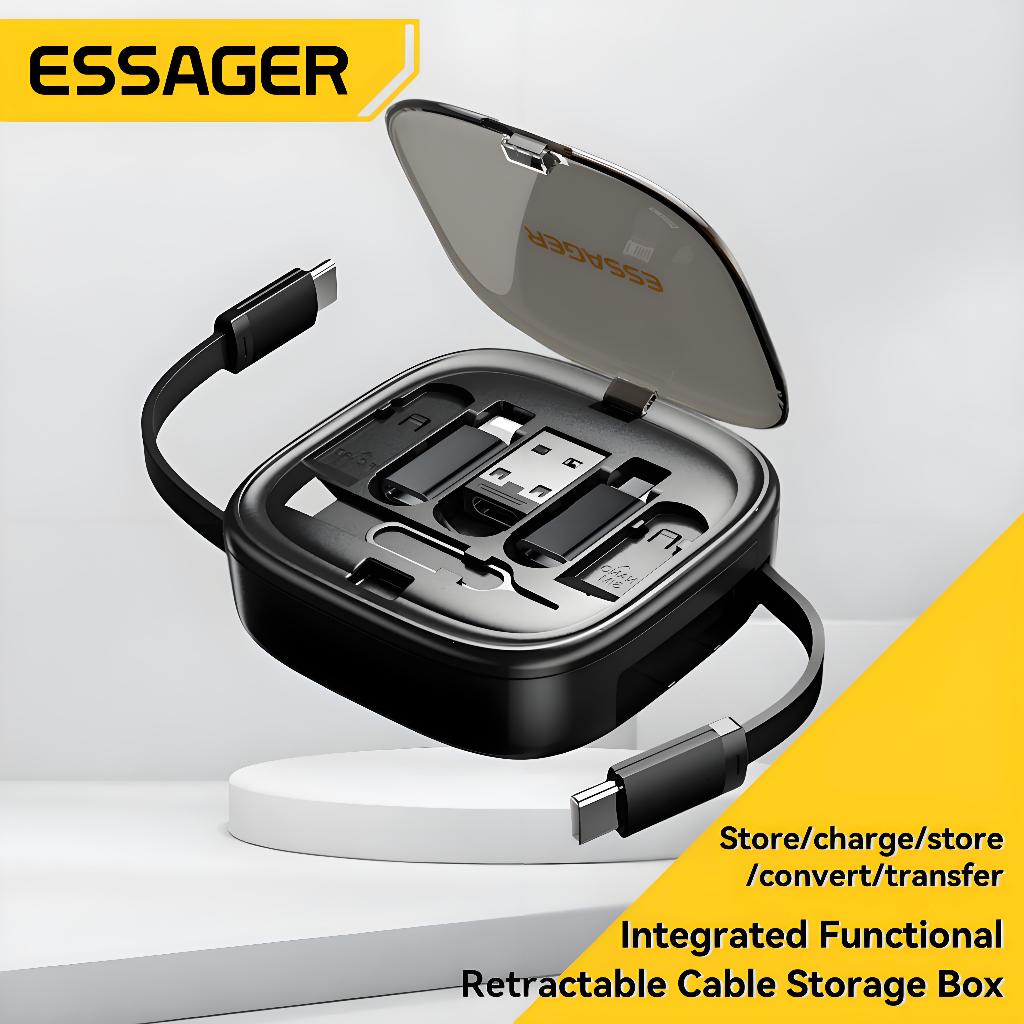 Essager 60w 6 trong 1 USB Type C OTG Cable Protector, Hộp đựng đa năng ...