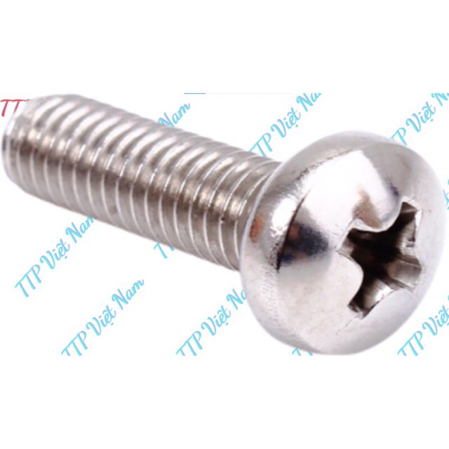 20Cái Ốc,Vít pake,4cạnh đầu Tròn INOX304 M3,M4,M5,M6 | Shopee Việt Nam