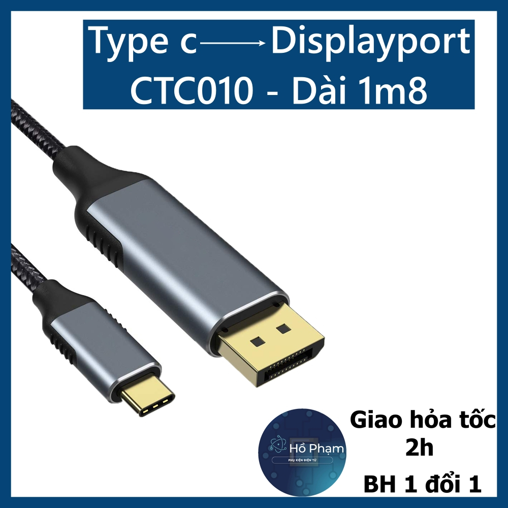 Type c ra Displayport, từ M.A.C, laptop, điện thoại MHL ra màn hình ...