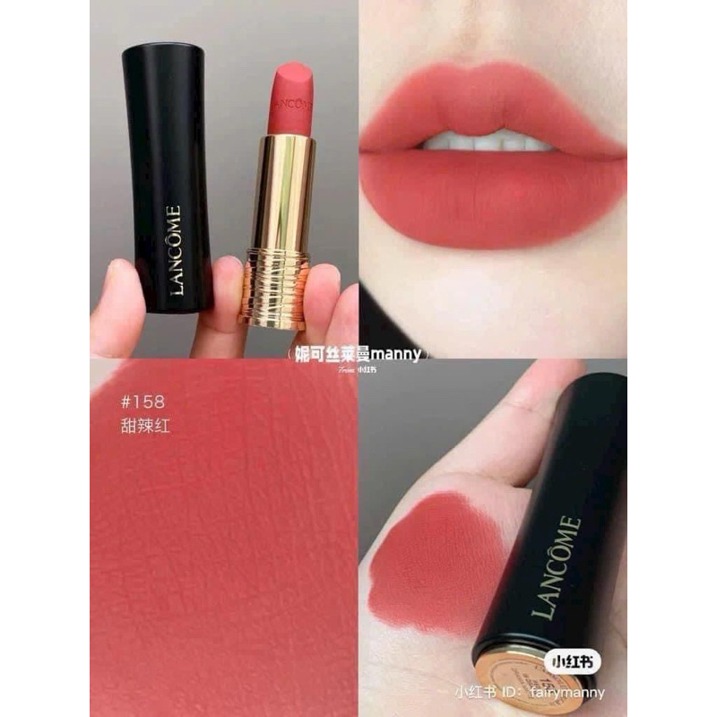(Auth_hoả tốc_chạm đầu) Son thỏi 𝐋𝐚𝐧𝐜𝐨𝐦𝐞 màu 158 RED IS DRAMA 3.4gram Full size, full box ...