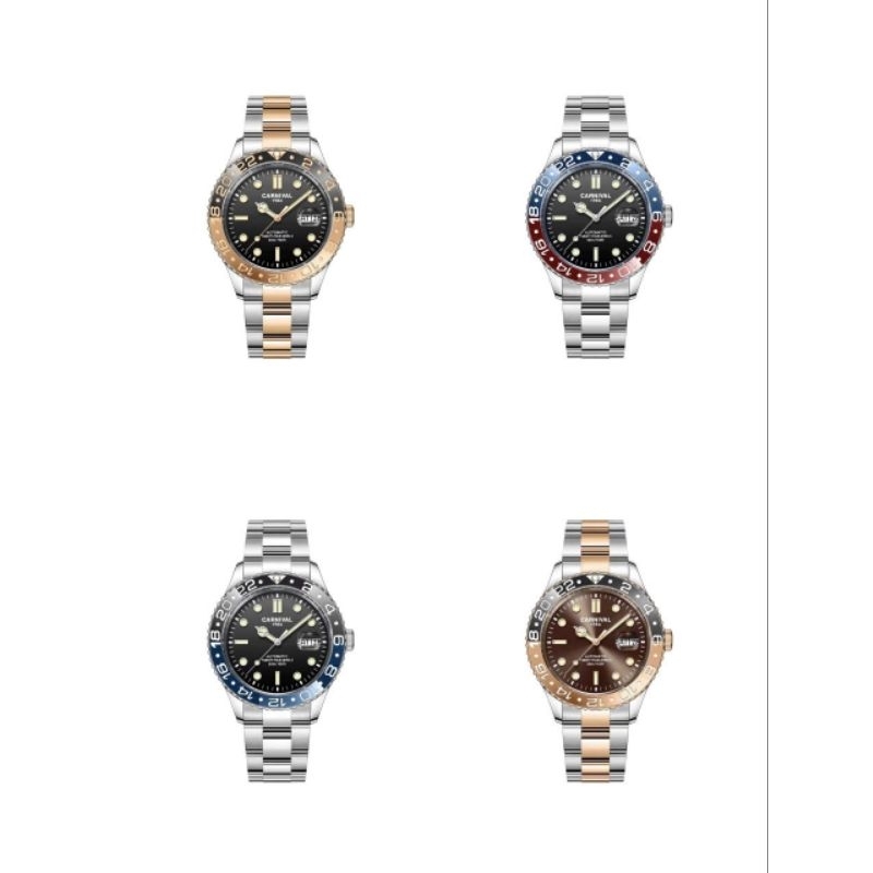 [Chính Hãng 100%] Đồng Hồ Nam Carnival 8152G (8152) Máy Cơ (Automatic ...