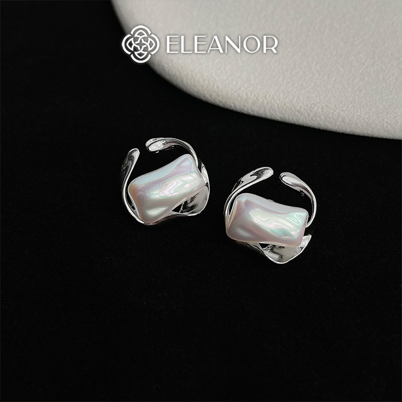 Bông tai nữ chuôi bạc 925 Eleanor Accessories dáng tròn phụ kiện trang ...