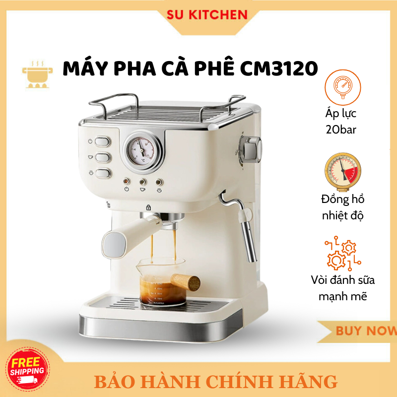 Máy pha cà phê tự động ESPRESSO CM3120 1.5L, Áp suất 20 BAR ,1050W, Màn ...