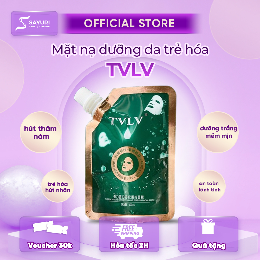 Mặt Nạ Lột Trẻ Hóa Da TVLV - Mask TVLV Chống Lão Hóa, Làm Mờ Nếp Nhăn ...