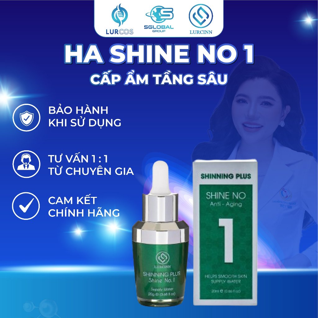 Serum Căng Bóng HA Shine No 1 Lurcinn - Shinning Plus 20ml | Shopee Việt Nam