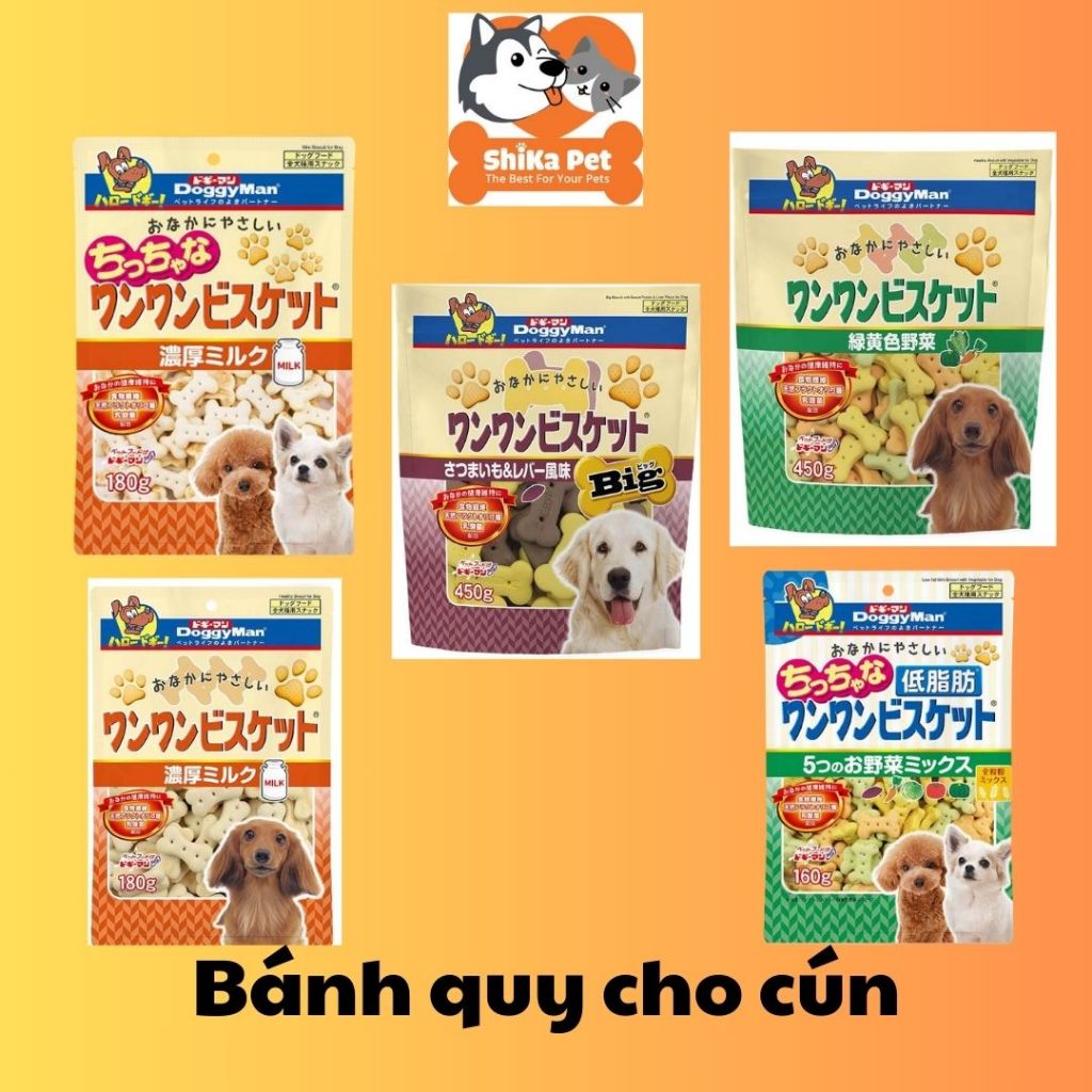 Snack Bánh Quy Vị Rau Củ/Sữa/Gan Cho Chó DoggyMan | Shopee Việt Nam
