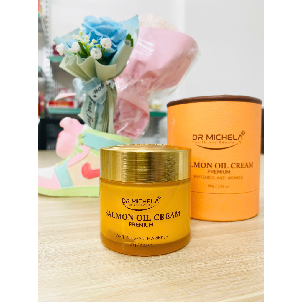 Kem dưỡng ẩm sáng da ngừa lão hóa cá hồi Salmon Oil Dr.Michela Hàn Quốc ...