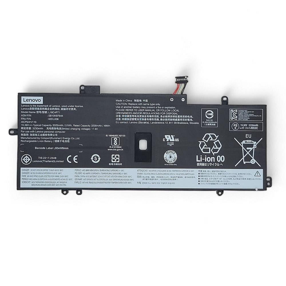 ⚡Pin Battery Laptop Lenovo ThinkPad X1 Carbon 7th Gen 2019 L18L4P71 ...