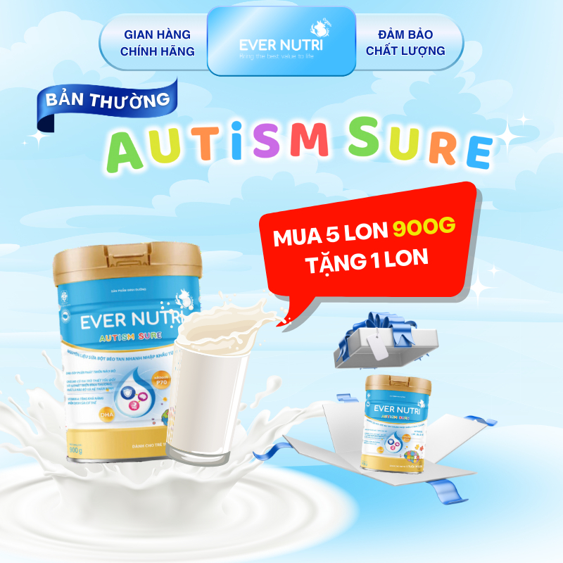 [LON 900GR]SỮA BỘT EVER NUTRI AUTISM SURE SỮA DINH DƯỠNG CÔNG THỨC ...