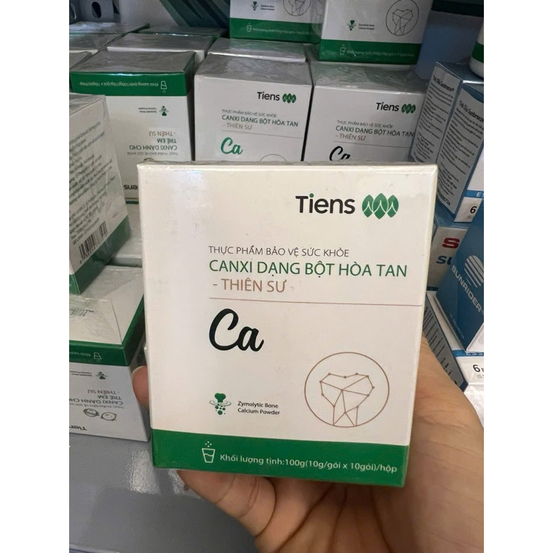 Canxi Tiens Thiên Sư dạng bột hoà tan giúp bổ sung canxi hữu cơ hộp 10 ...