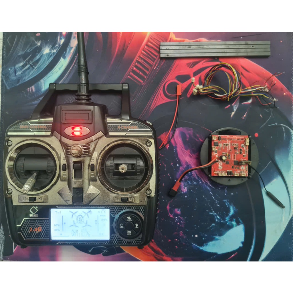 [Tx Rx] Mạch và tay điều khiển V666 Drone , Tự chế tạo máy bay flycam ...