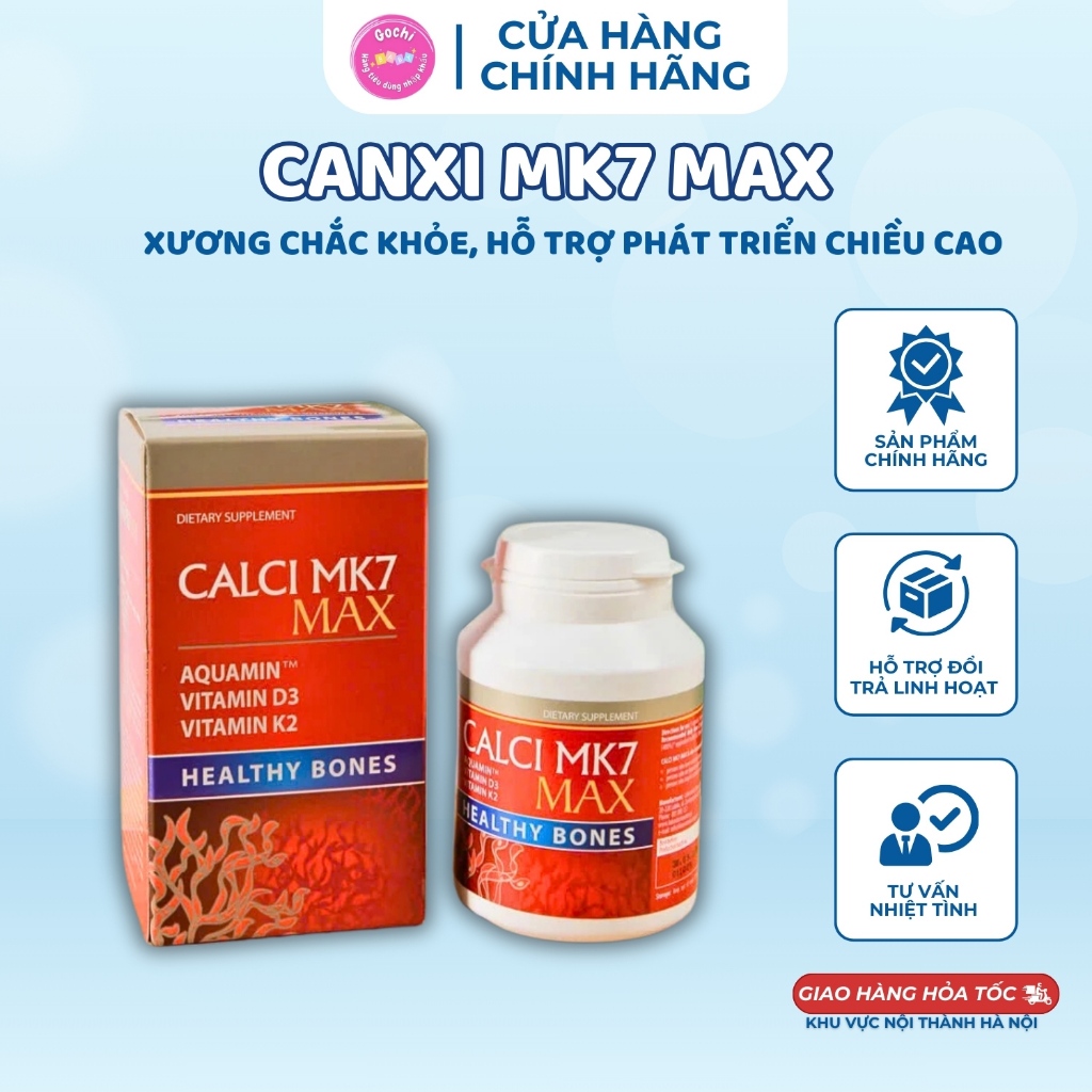 Canxi MK7 Max Giúp Xương Chắc Khỏe, Hỗ Trợ Phát Triển Chiều Cao Cho Trẻ ...
