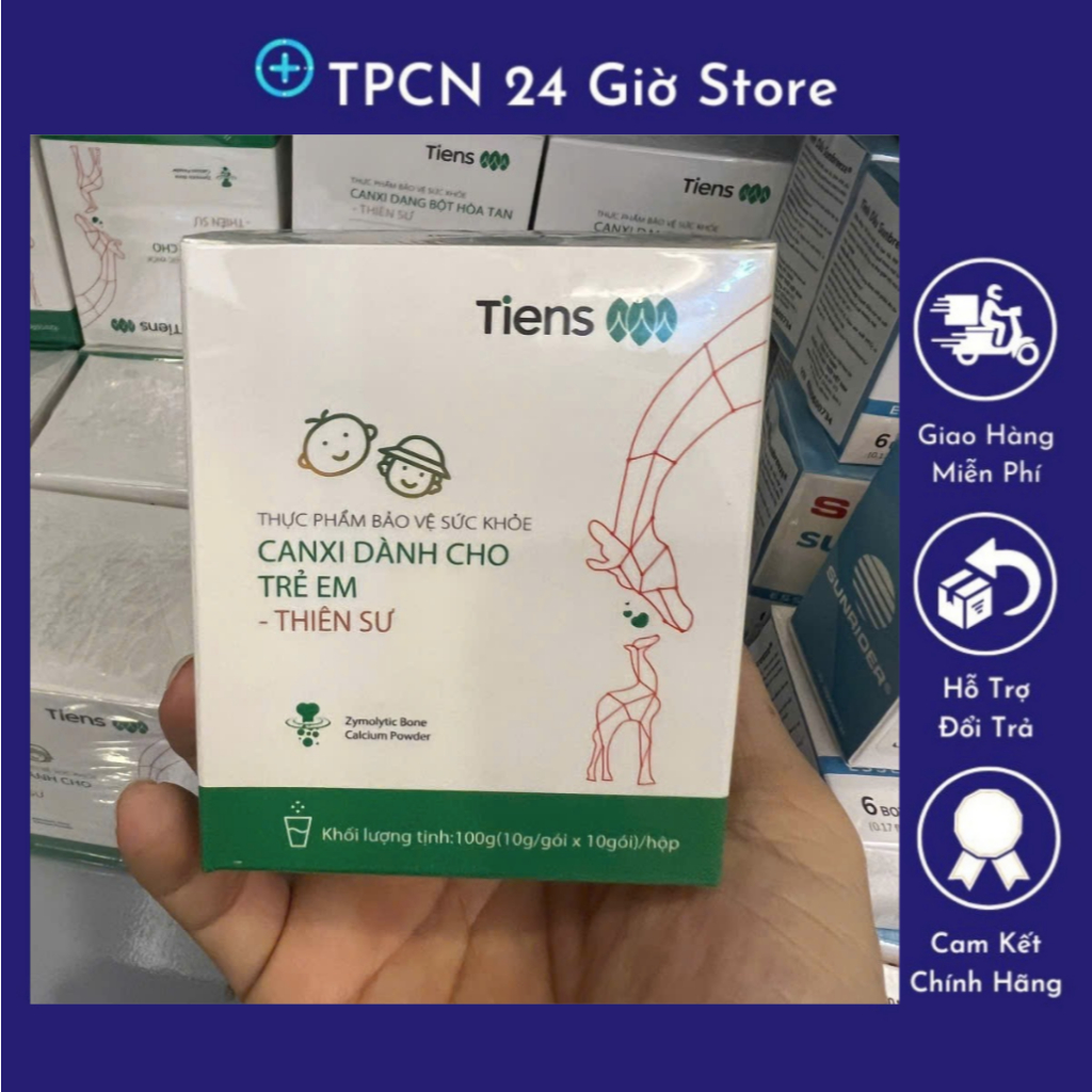 [combo 2 hộp] Canxi Tiens dành cho trẻ em Thiên Sư giúp bổ sung canxi ...