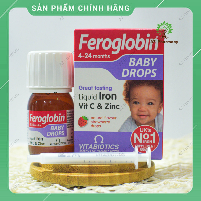 Sắt nhỏ giọt Feroglobin Baby Drops cho bé từ 4 tháng tuổi | Shopee Việt Nam
