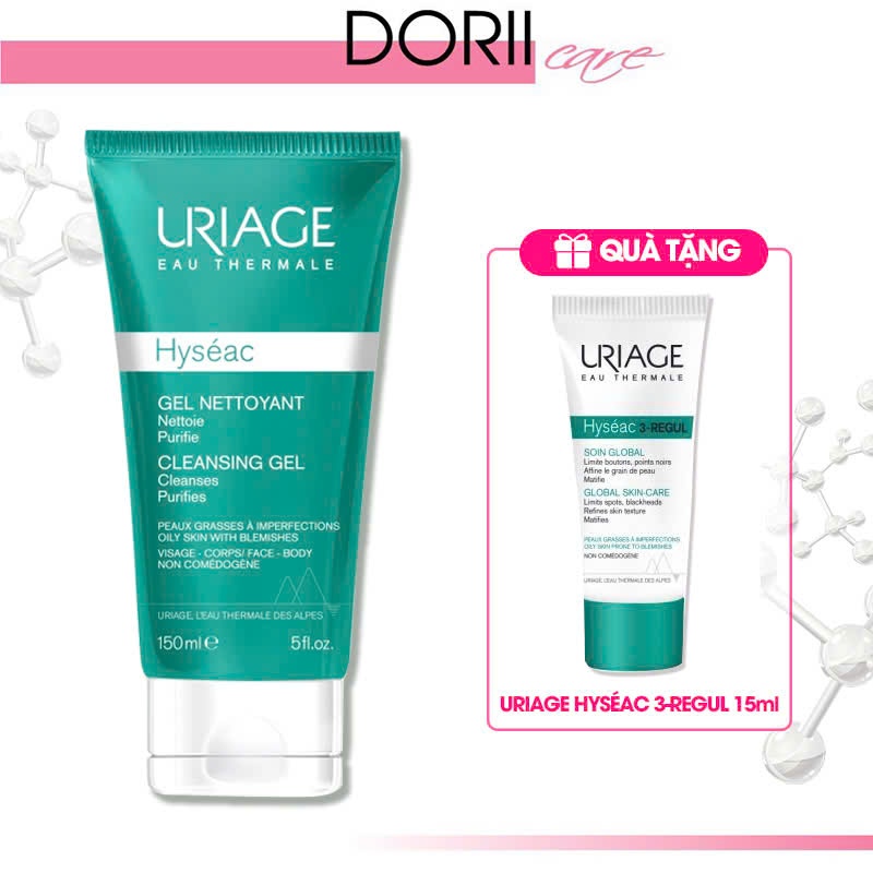 Gel rửa mặt cho da dầu, mụn URIAGE HYSÉAC GEL NETTOYANT 50ml | Shopee ...