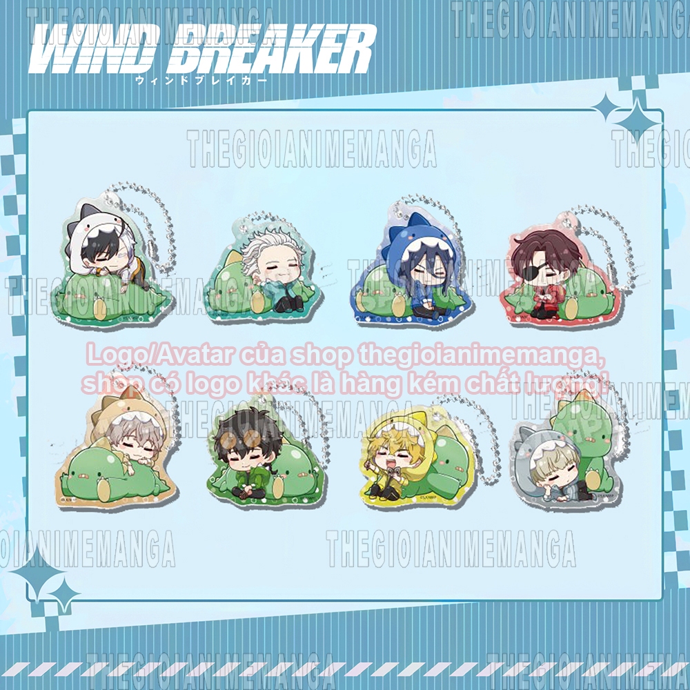 Móc khoá WIND BREAKER ver KHỦNG LONG in hình anime mica trong acrylic ...