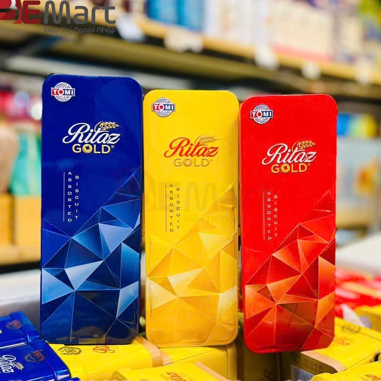 Ritaz Gold - Bánh Quy Thập Cẩm Hộp Thiếc 120g | Shopee Việt Nam