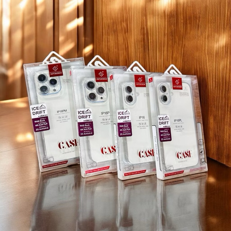 Ốp silicon trong suốt chính hãng KTS IP 16, Ip 16pro, Ip 16promax ...