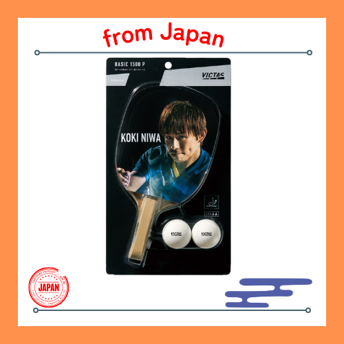 VICTAS - BASIC 1500 P - Koki Niwa - Penhold Table Tennis Racket [Direct form Japan] | Shopee ...