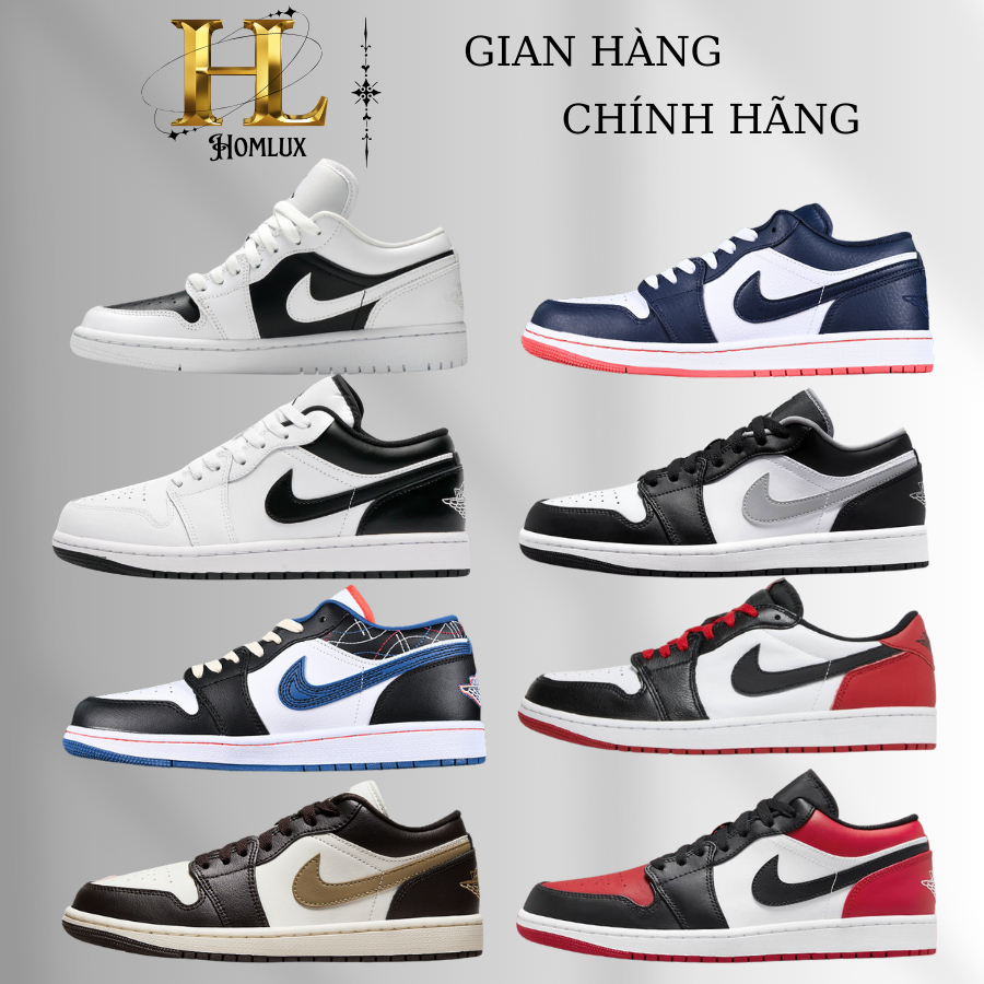 Giày thể thao Homlux Jd 1 Low, Giày JD1 cổ thấp đủ phối màu nam nữ full ...