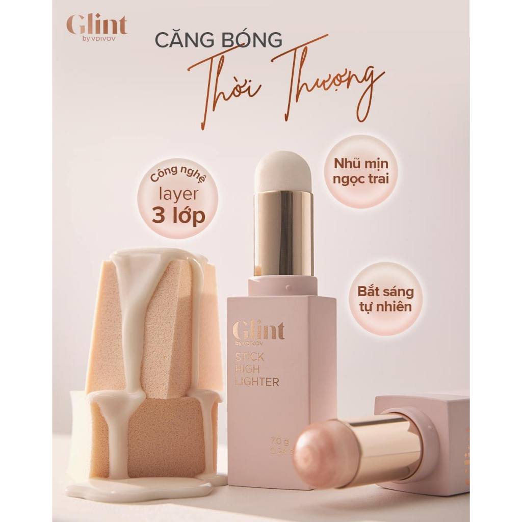 Bắt Sáng Highlight Dạng Thỏi Glint By Vdivov Stick Highlighter 7g ...